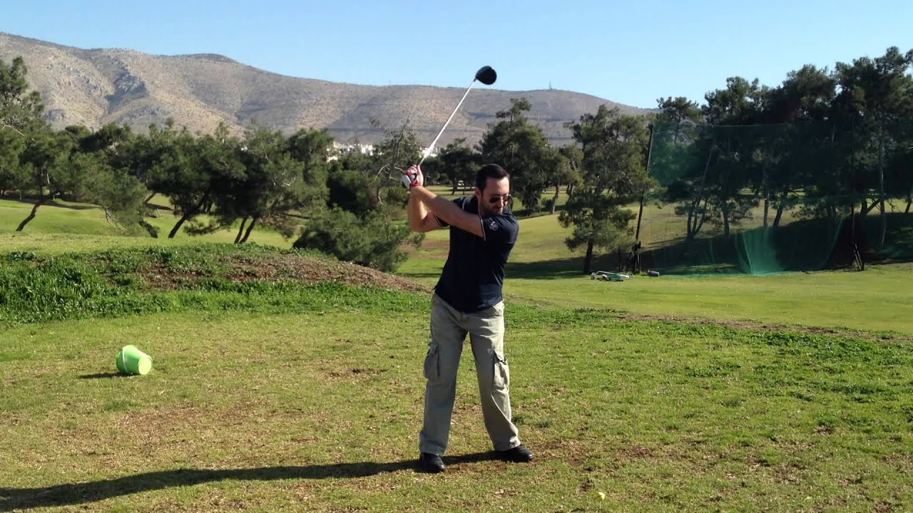 GLYFADA GOLF CLUB OF ATHENS NIKOS V SWING DRIVING RANGE - YouTube