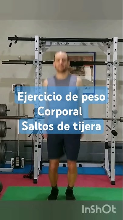 Como hacer saltos de tijera. Ejercicio de peso corporal. - YouTube