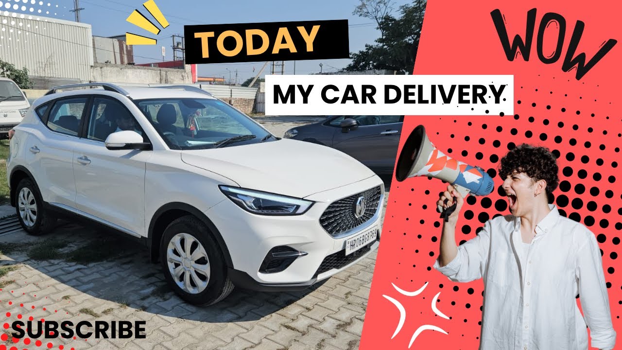 MY CAR DELIVERY || MG ASTOR CAR KI DELIVERY || #hr06ridervlog #mg - YouTube