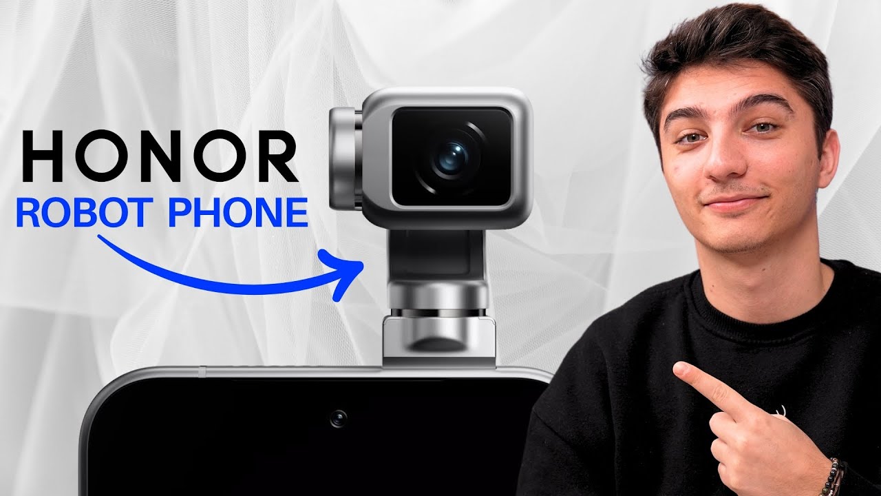 Robot kollu kamerası olan telefon! | HONOR ROBOT PHONE - YouTube