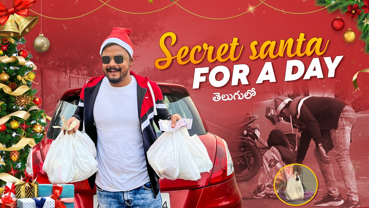 Giving Food & Money Secretly for Poor | Me Being Secret Santa For A Day ...