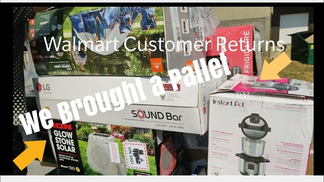 We Brought a Pallet of Walmart Customer Returns!!// FamilyVlogs - YouTube
