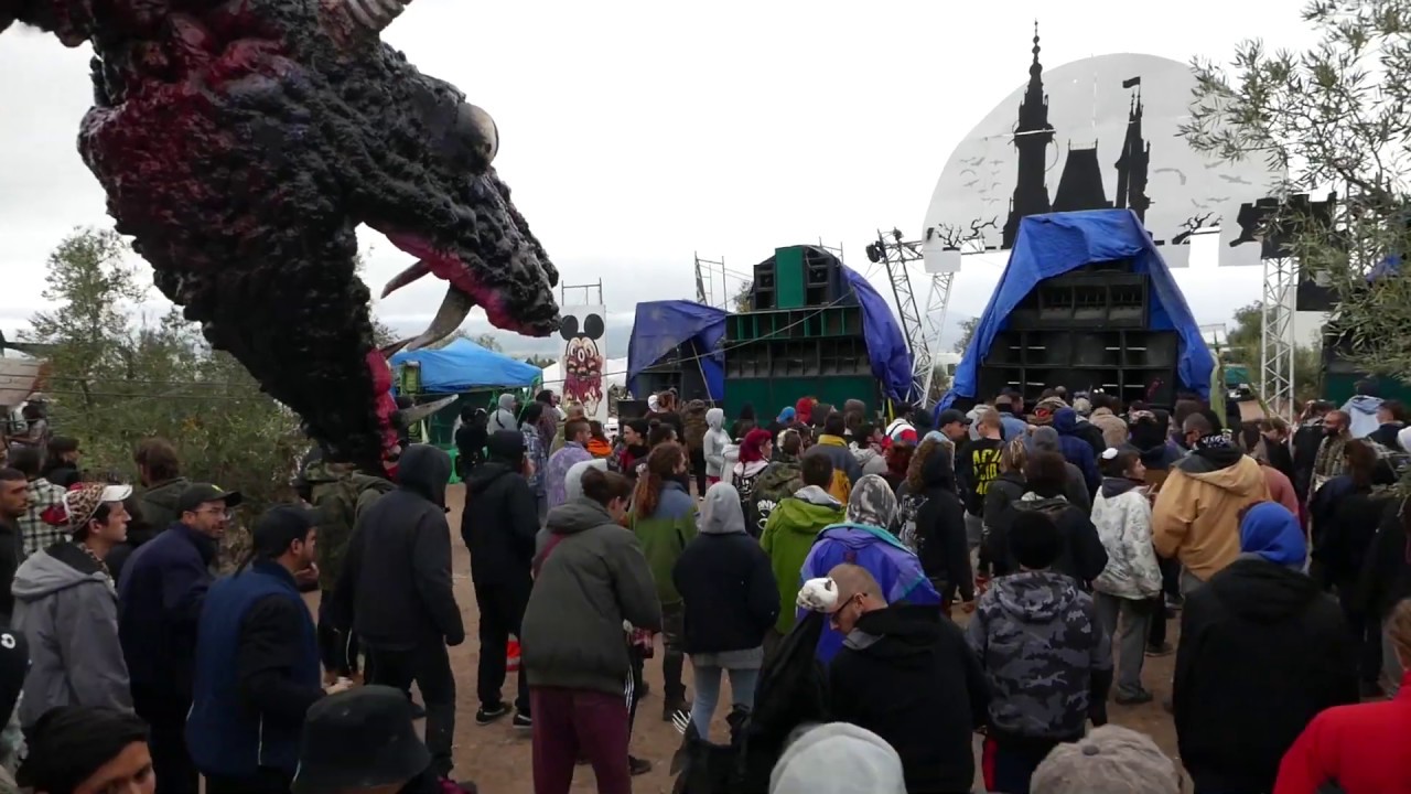 HALLOWEEN FREE PARTY GRANADA RAVE - SOUTH SPAIN 2019 - YouTube