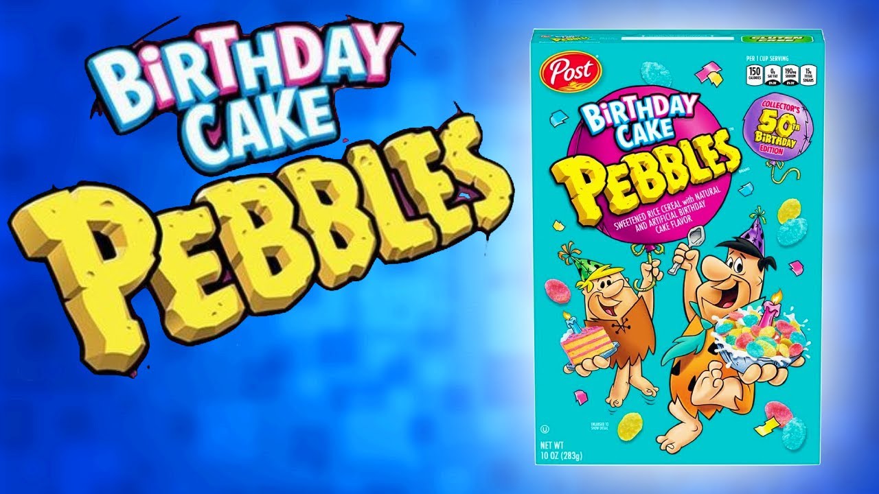 New Birthday Cake Pebbles Cereal Youtube