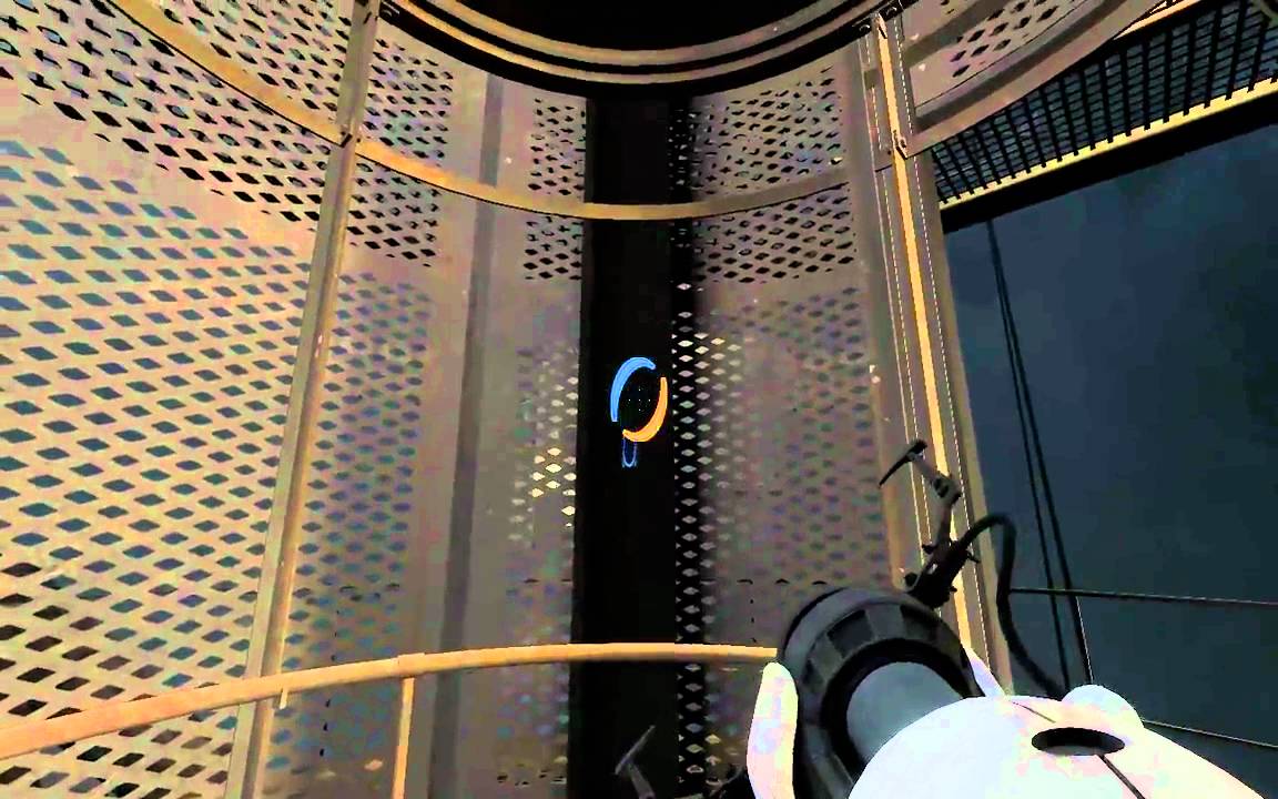 Portal 2 - sp_a3_transition01 - Portal through Elevator Glitchch - YouTube