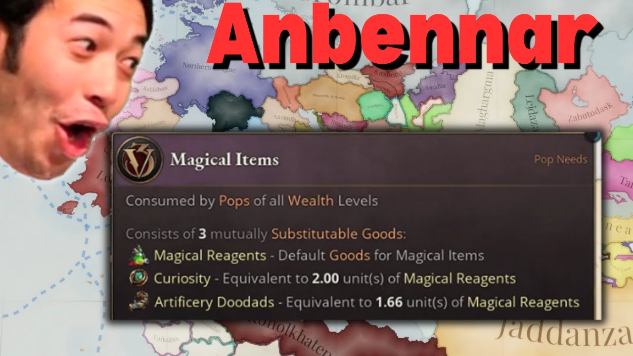 Victoria 3's ANBENNAR - Map, Design Philosophy & ARTIFICE Economy ...