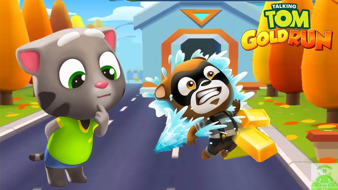 Talking Tom Gold Run ipad Gameplay - Talking Tom Catch Robber in Cyber ...