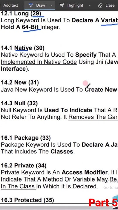 J_2.4 Java Keywords ll part 5 ll Java ll By Shubham ll Hindi & Eng ll ...
