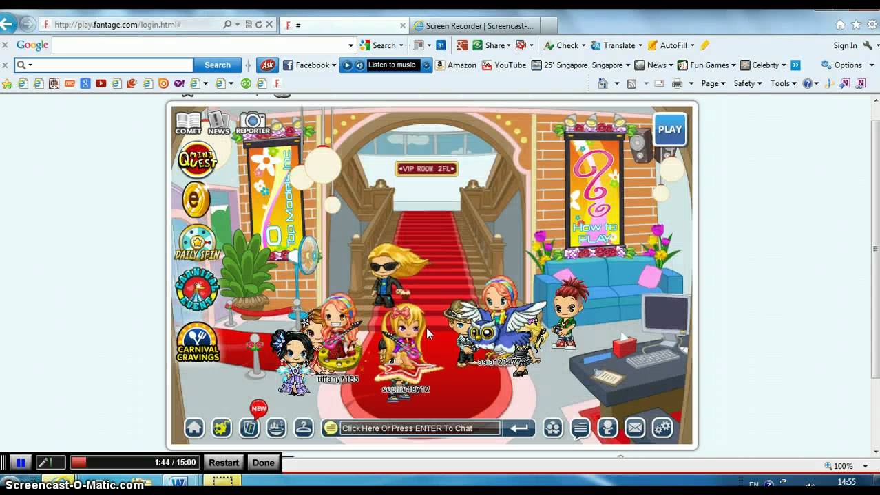 Fantage-How to dress up while hosting!! - YouTube