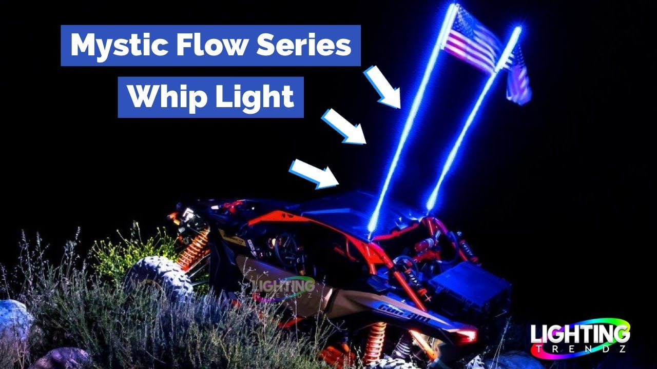 Mystic Flow Series Whip Light | LightingTrendz - YouTube