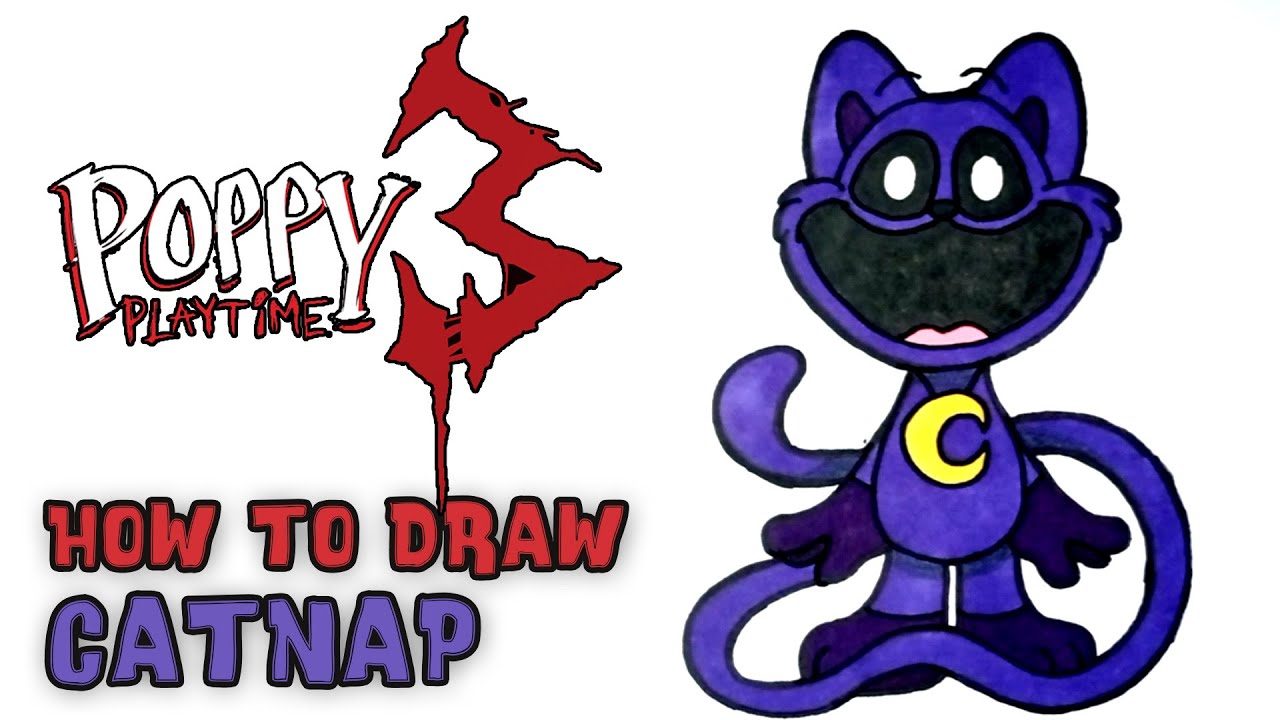 How To Draw CATNAP | Poppy Playtime Chapter 3 - YouTube