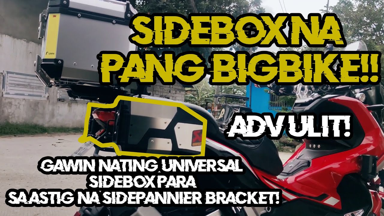 ADV 150 MUKHANG BIG BIKE NA | SIDE BOX NA PANG BIG BIKE GAWIN NATING ...