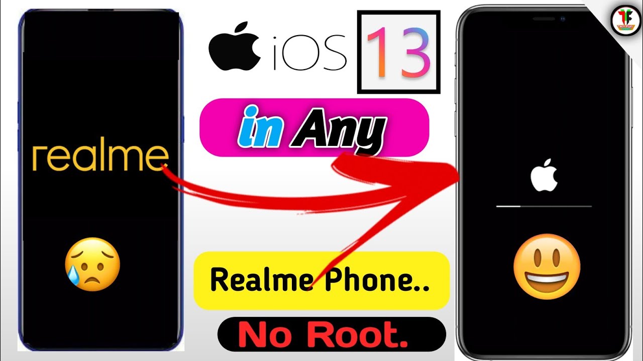 ios 13 Theme For Realme Device || Realme Phone ko iPhone se Convert ...