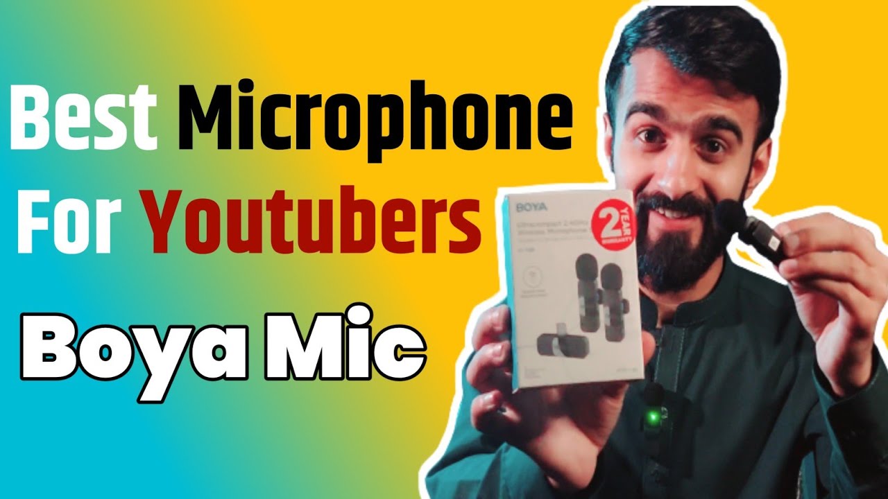 Best Mic For Youtubers , Vloggers & Interviewers | Best Boya Mic - YouTube