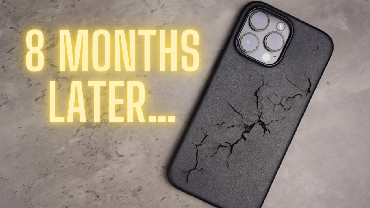 Apple iPhone Leather Case - 8 MONTHS LATER - Worth it?! - YouTube