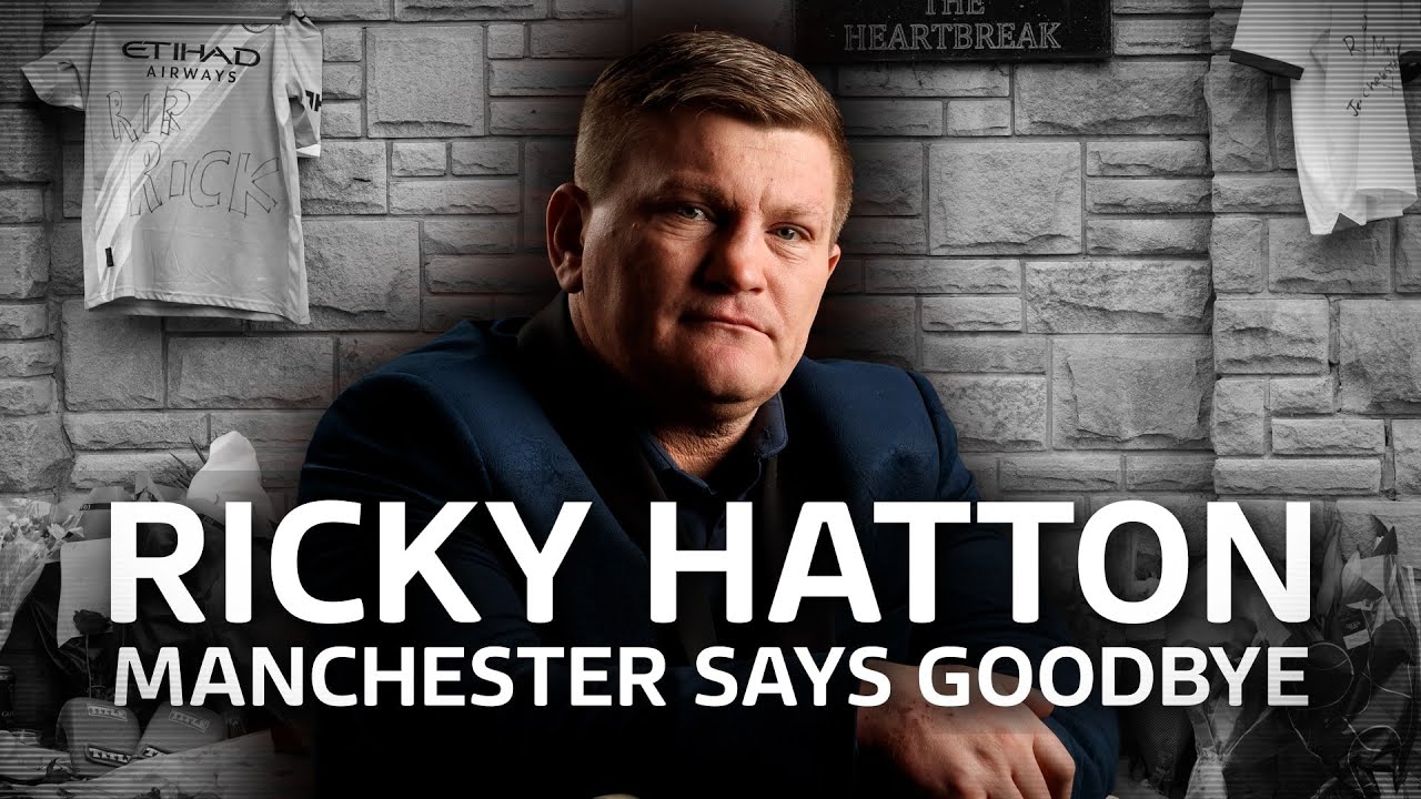 Watch Ricky Hatton's funeral procession make its way through the ...