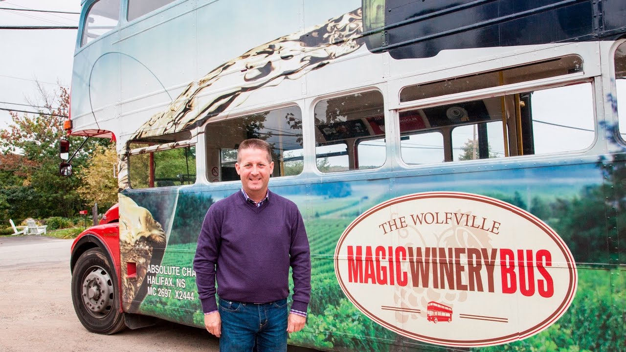 The Wolfville Magic Winery Bus Story - YouTube