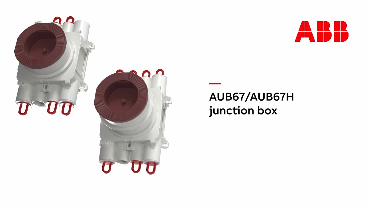 ABB AUB67 and AUB67H Junction Boxes for casting applications - YouTube