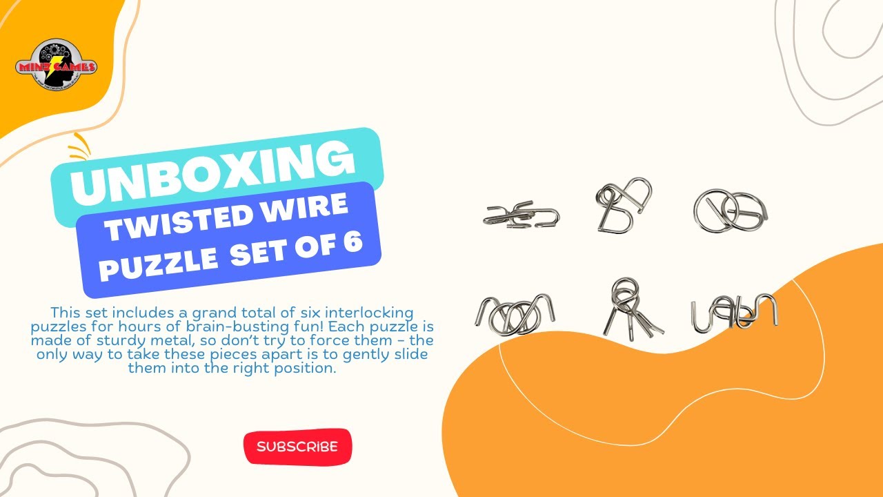 Unboxing: Twisted Wire Puzzles - YouTube