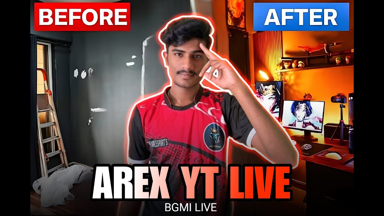 FINALLY MY FIRST ULTIMATE GAMING SETUP | BEFORE AFTER LOOK😱BGMI LIVE ...