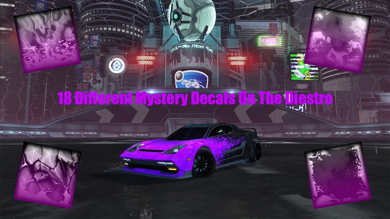 New Rocket League "Diestro" Car Showcased With 18 Mystery Decals! - YouTube