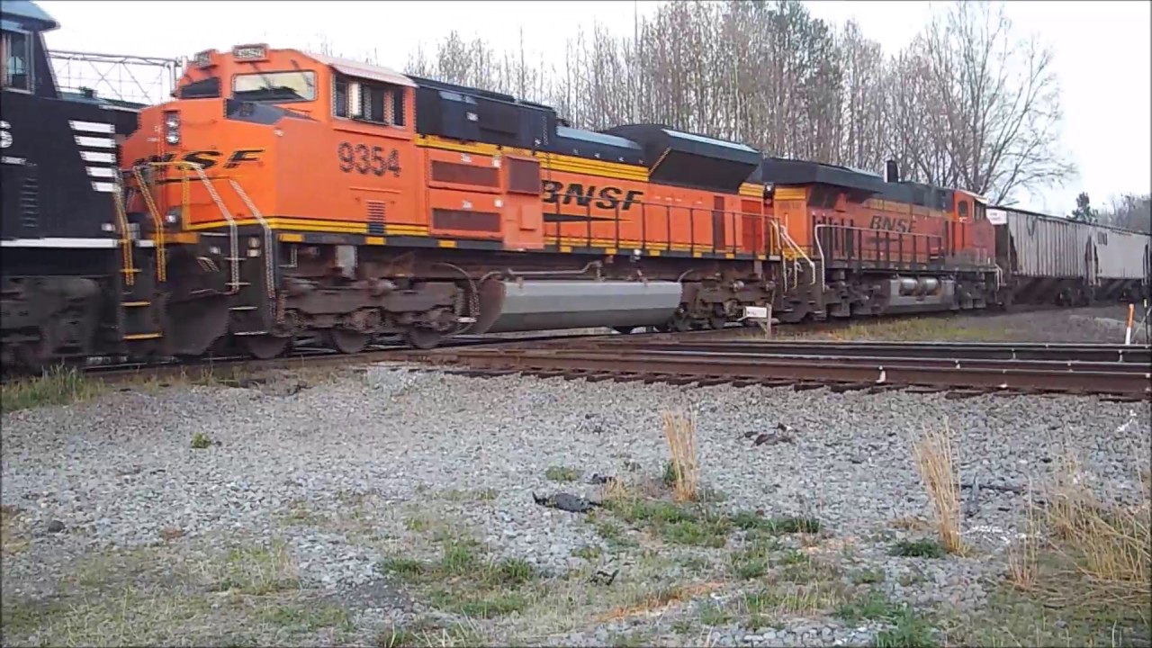 *West Coast Locos* NS 349 *UP AC45CCTE 5321/BNSF SD70ACe 9354* Departs Selma - YouTube