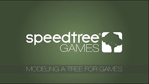 SpeedTree Modeler Tutorial - YouTube