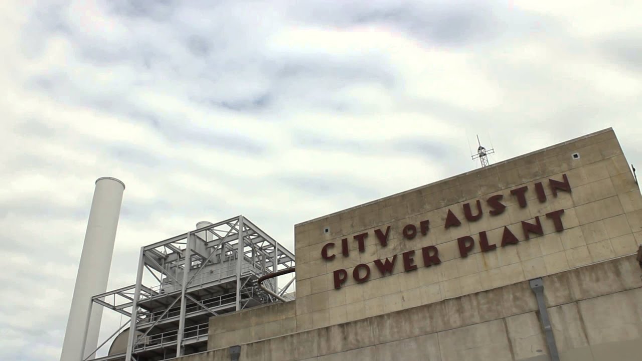 City Of Austin Power Plant Footage With Sky at Austin Texas - YouTube