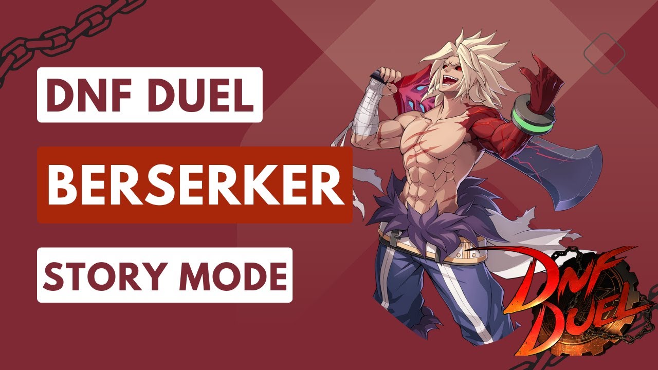 Story Mode - Berserker | DNF Duel | JP AUDIO | ENG SUB - YouTube