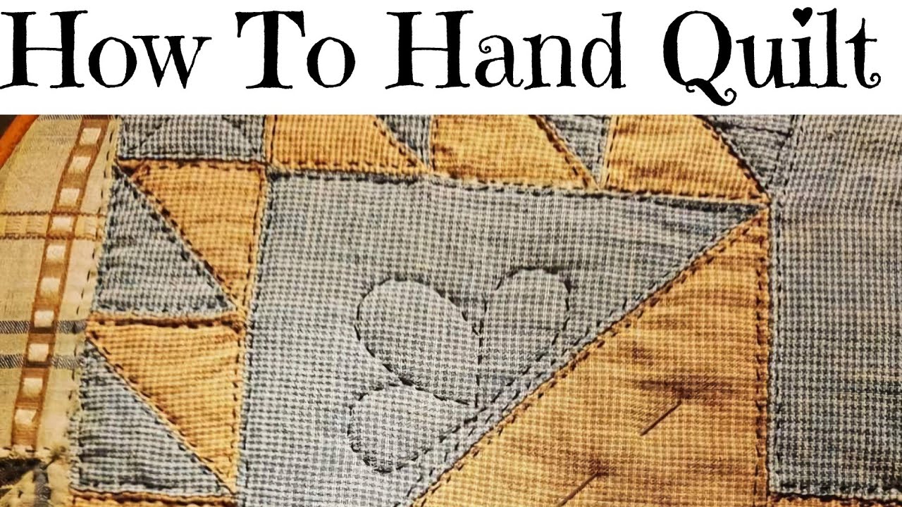 How to Hand Quilt for Beginners (1/12/21) - YouTube
