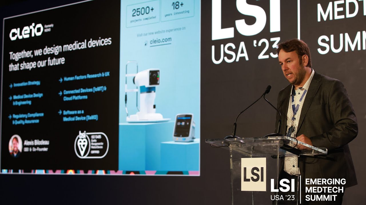 Alexis Bilodeau Presents Cleio at LSI USA ‘23 - YouTube