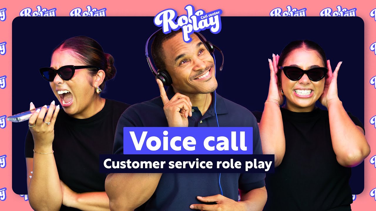 Transforming customer experience: English call center role play - YouTube