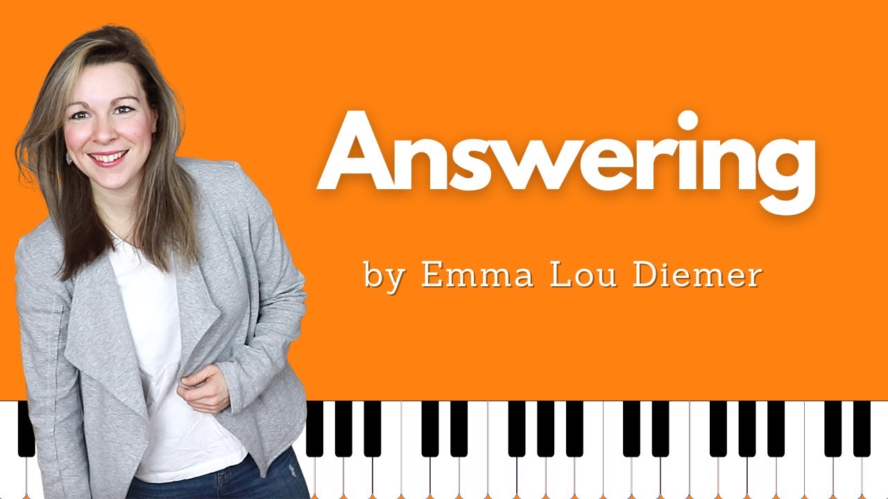 Answering [Emma Lou Diemer] (RCM Level 1 Etudes - Celebration Series ...