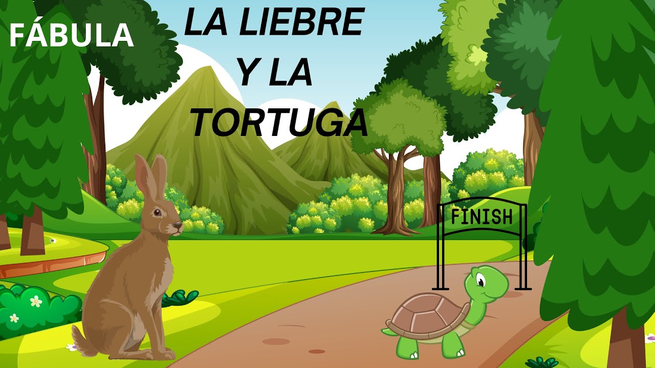 Cuentos infantiles - La liebre y la tortuga - Cuentos cortos para ...