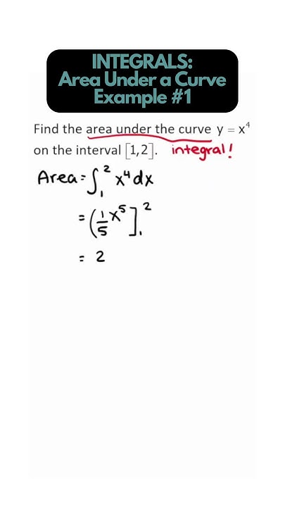Integrals - Area Under a Curve Ex#1 (Calculus) - YouTube