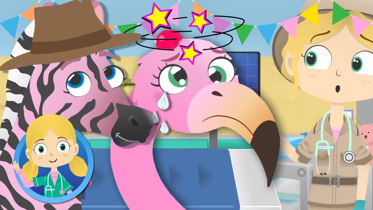 Uma the Flamingo, Zain the Zebra + many other animals | Doctor Poppy on ...