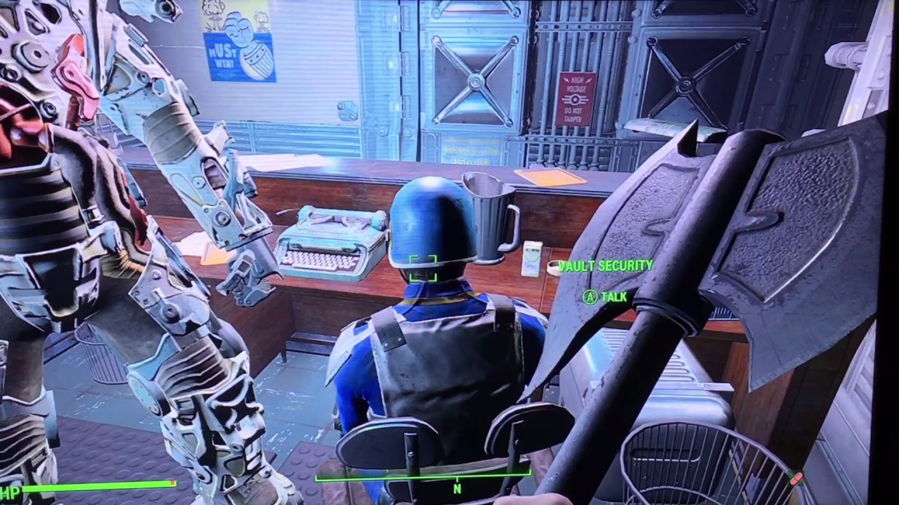 Fallout 4 (how to get vault-tec security armor - YouTube