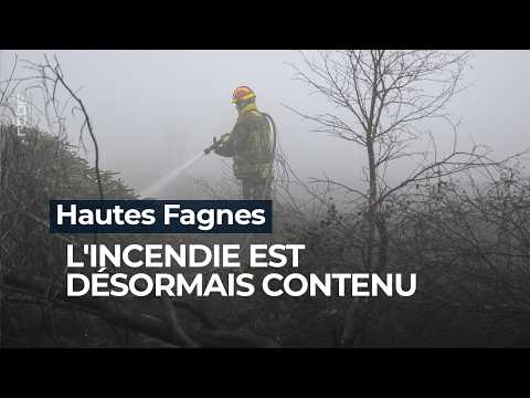 Incendie dans les Hautes Fagnes: le feu est contenu - RTBF Info