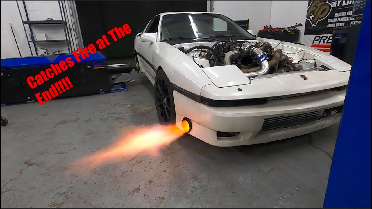 LS Swapped Supra catches fire and almost burns down after Dyno tune ...