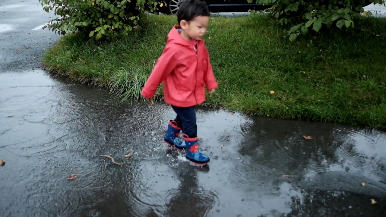 Splashing in Puddles - YouTube
