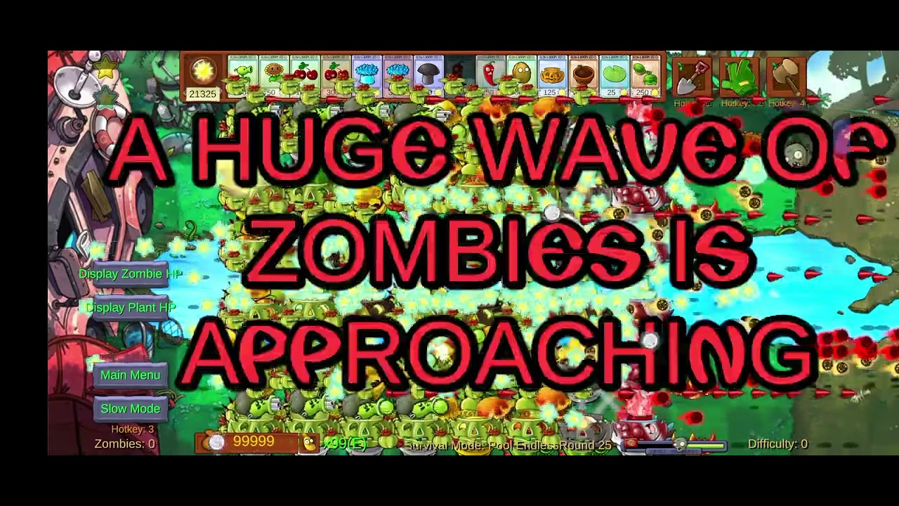 pvz fusion mod endless 20-30 waves - YouTube