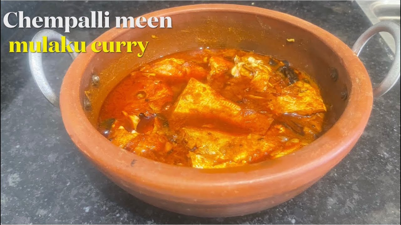 Chempalli മീൻ മുളകുകറി|kerala style Red-Snapper fish mulaku curry ...