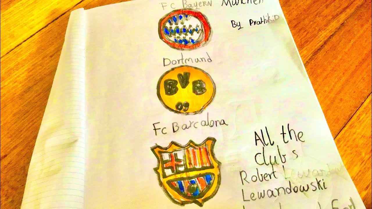 Colouring all the Football clubs Robert Lewandowski played for! - YouTube