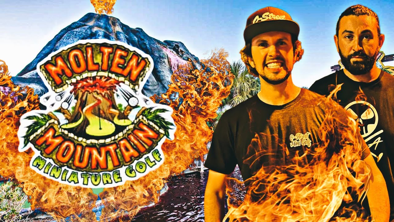 EPIC Volcano Mini Golf Course! | Molten Mountain Mini Golf (North ...