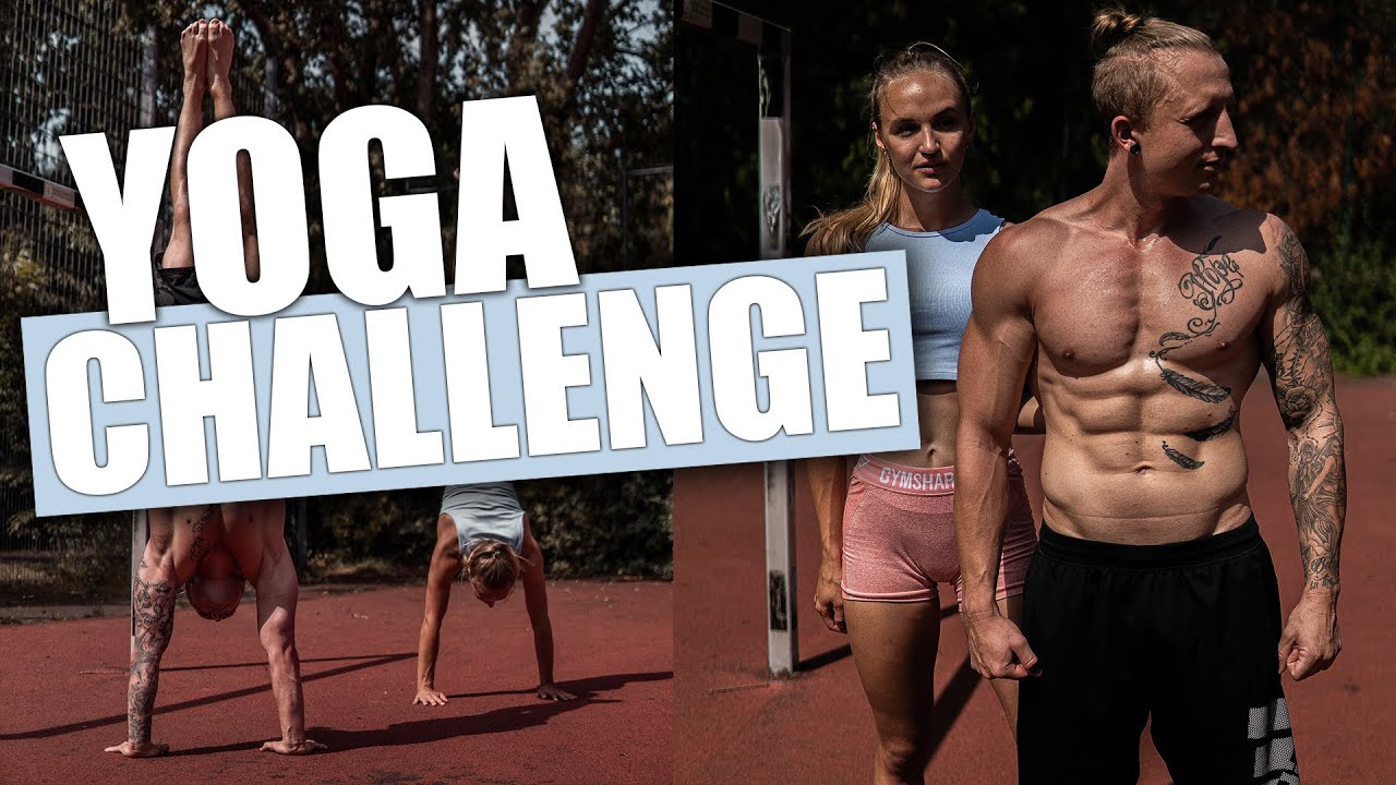FITNESS YOGA CHALLENGE mit Daniel Daya 😂 #yoga #yogachallenge - YouTube