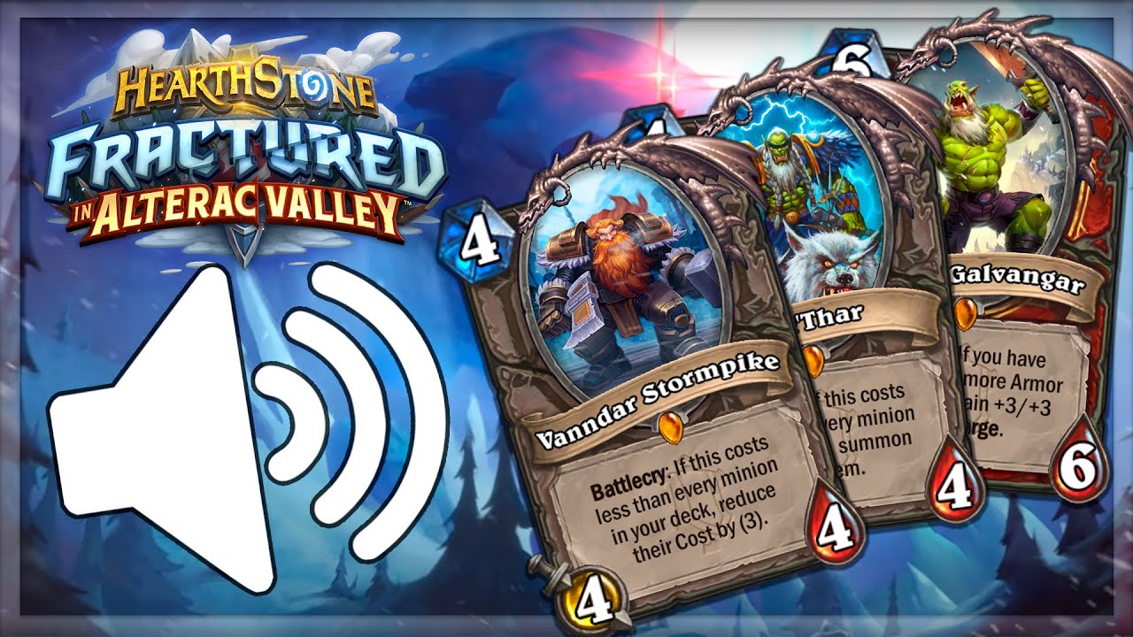 Hearthstone - All Legendary Play Sounds, Music and Subtitles! (Legacy ~ Fractured in Alterac ...