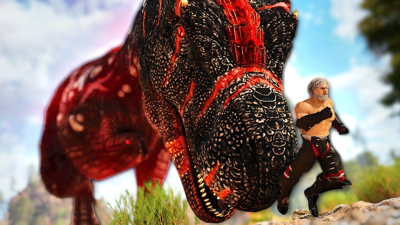 Taking Down the 2,000,000 Health APEX T-Rex! | ARK Ascended #20 - YouTube