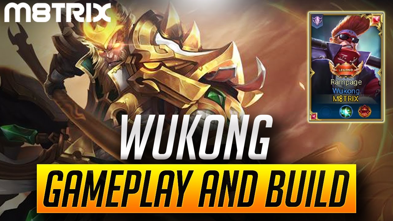 WUKONG GAMEPLAY AND BUILD (Pre - Update) as Jungle/Assasin | AoV | 傳說對決 ...