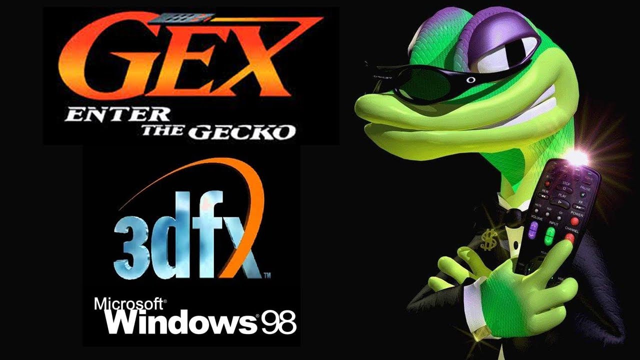 Gex: Enter the Gecko! (Windows 98, 3DFX Voodoo 4500) - YouTube