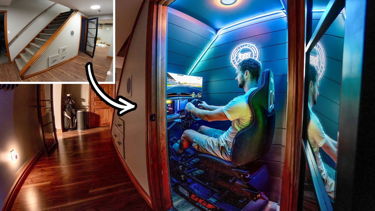 Making the ULTIMATE GAMING POD Under My Stairs - YouTube